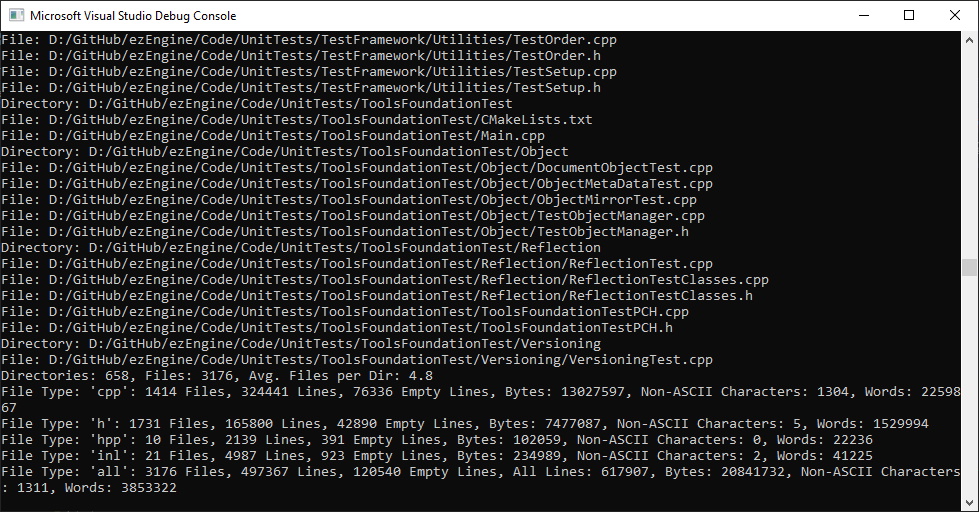 LineCount Sample | ezEngine